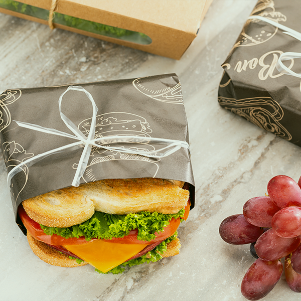 Sandwich Wrap Paper | Food Wrapping Sheets In Stock, Ships Today
