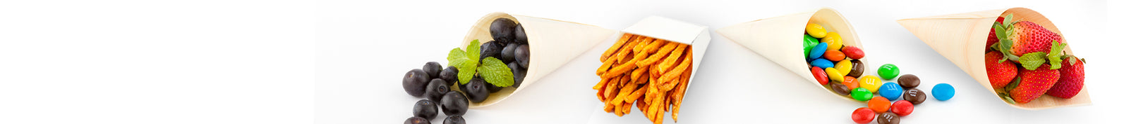 Paper Food Cones | Paper Cones | Food Cone Stands