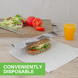 Foil Lux Newsprint Aluminum Sandwich Wrap Sheet - Insulated - 14" x 16 ...