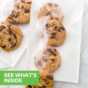 Plastic Heat Sealable Bags - Single Seal Window - Rectangle - Kraft - 8 ...