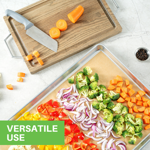 Pastry Tek White Paper Quarter Size Sheet Pan Liner - Silicone Coated ...