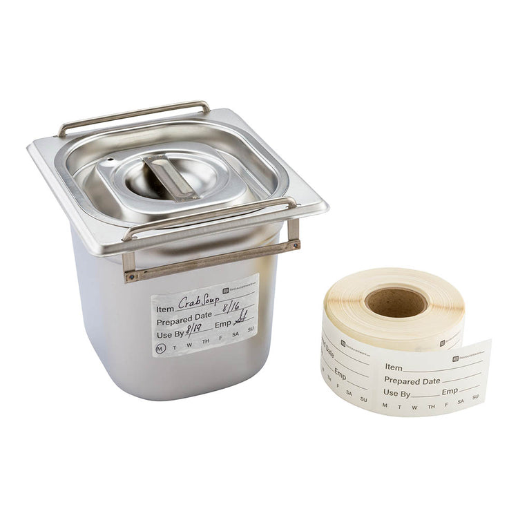 RW Smart White Paper General Food Rotation Label - Dissolvable - 2" x 3 ...