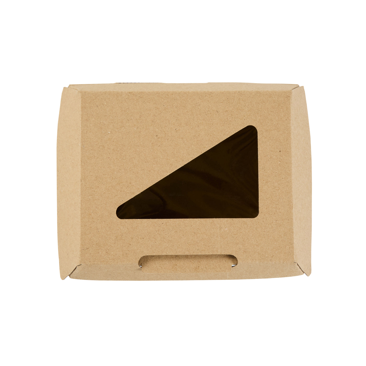 Eco Tek Square Kraft Paper Corrugated Clamshell Container - with PLA ...