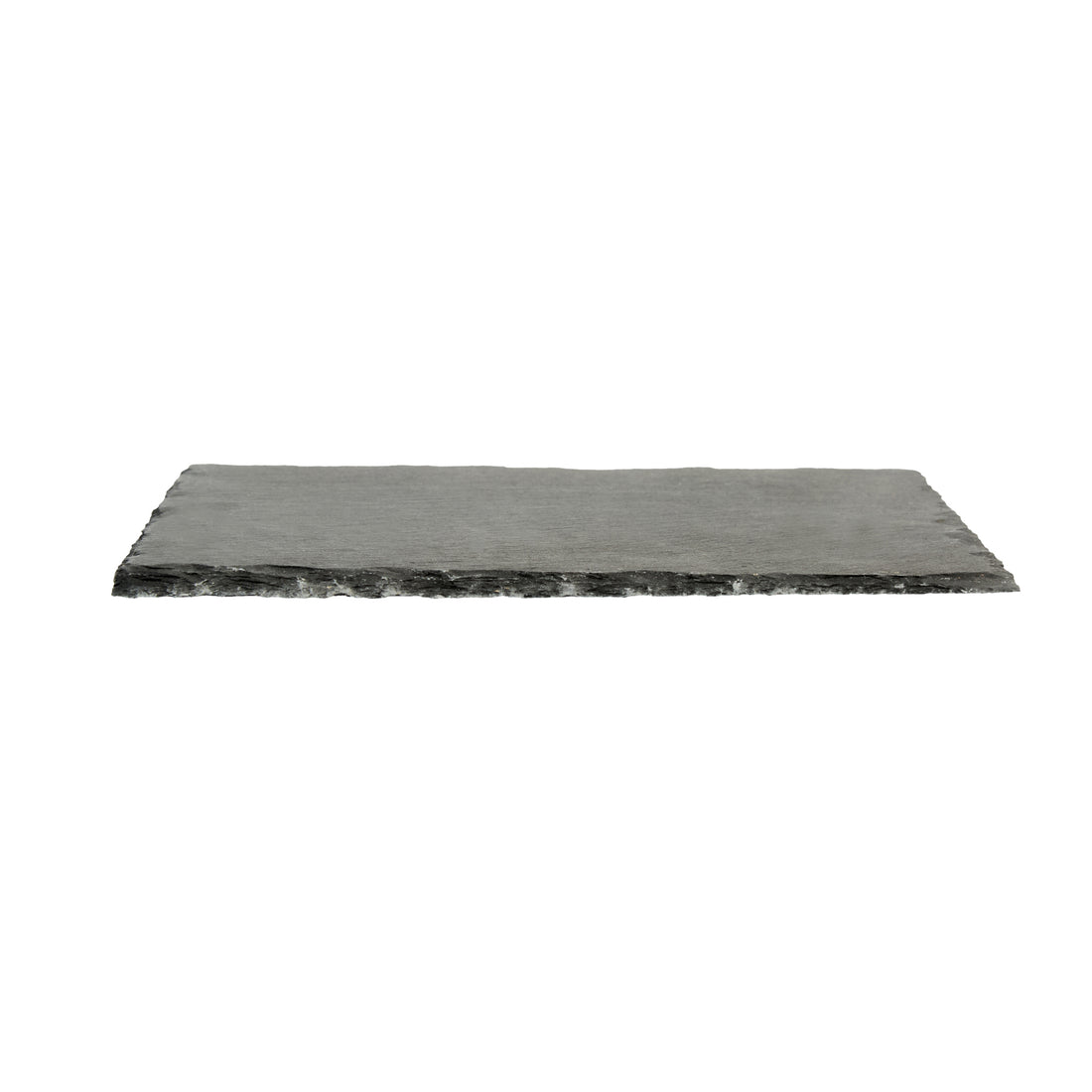 Stone Tek Square Black Slate Serving Plate - 8" x 8" - 10 count box