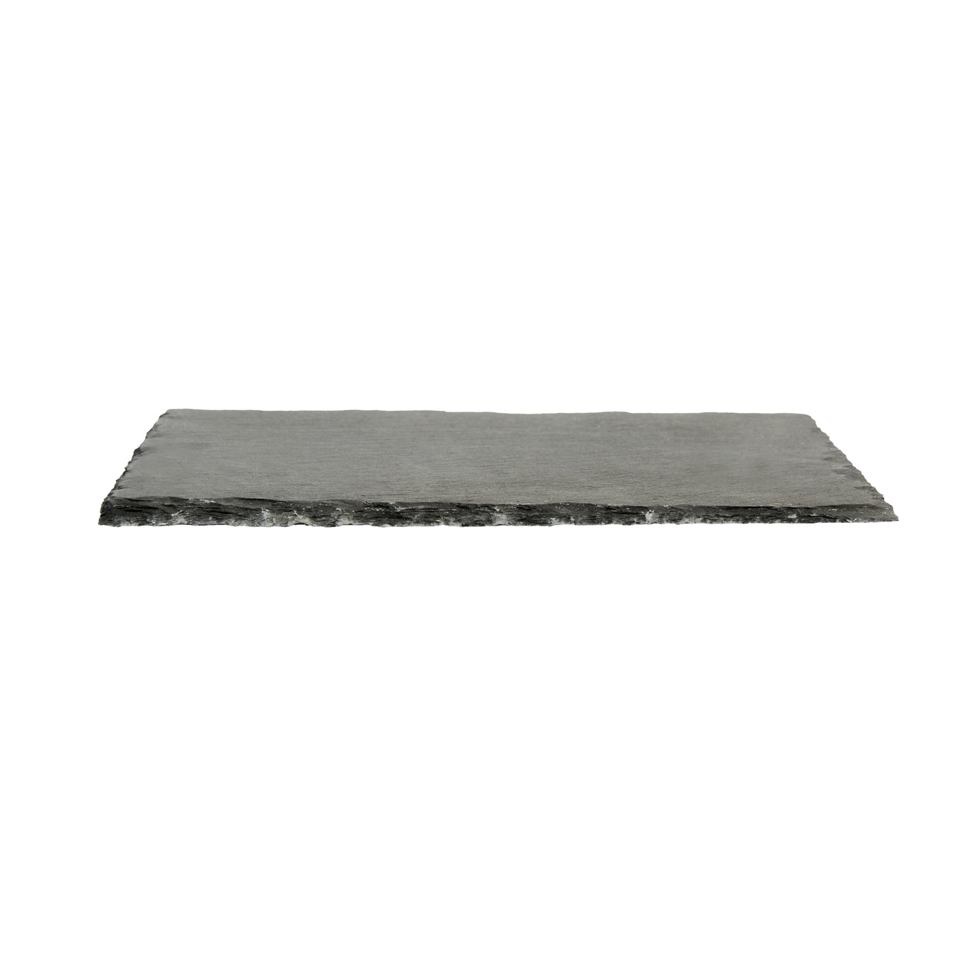 Stone Tek Square Black Slate Serving Plate - 8" x 8" - 10 count box