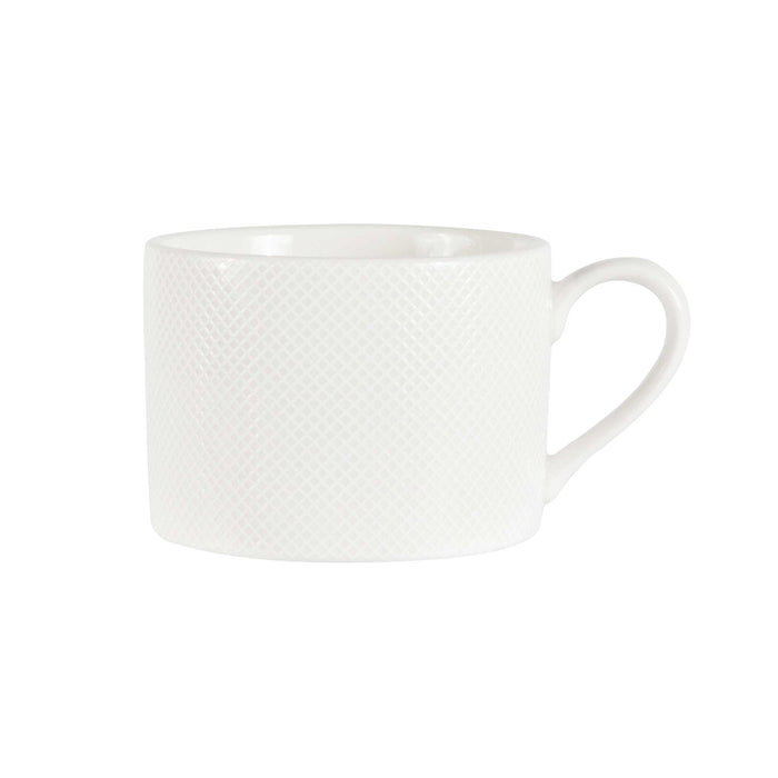 German Standard 8 oz Beige Mesh Embossed Porcelain Coffee Cup - 4 1/2 ...