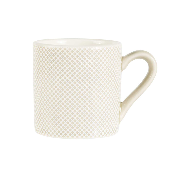 German Standard 3 oz Gray Mesh Embossed Porcelain Espresso Cup - 3 1/4 ...