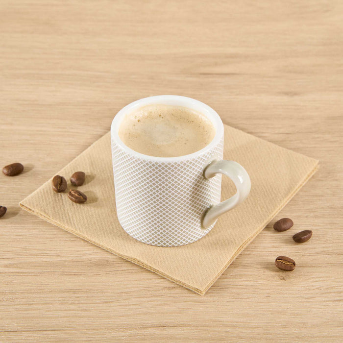 German Standard 3 oz Gray Mesh Embossed Porcelain Espresso Cup - 3 1/4 ...