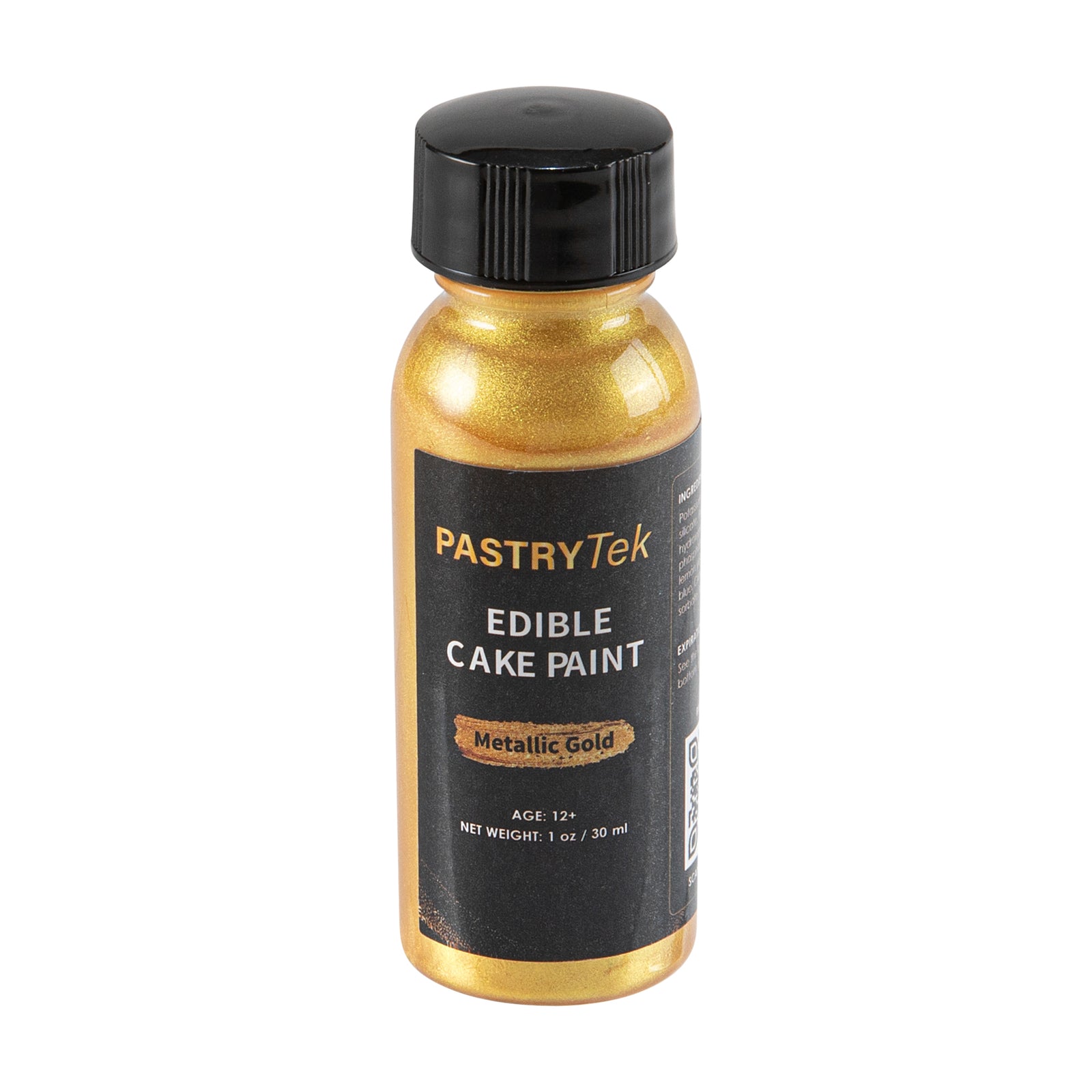 Pastry Tek 1 oz Metallic Gold Edible Food Coloring / Cake Paint - with ...