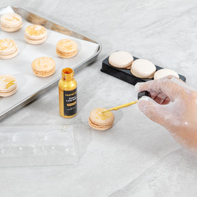 Pastry Tek 1 oz Metallic Gold Edible Food Coloring / Cake Paint - with ...