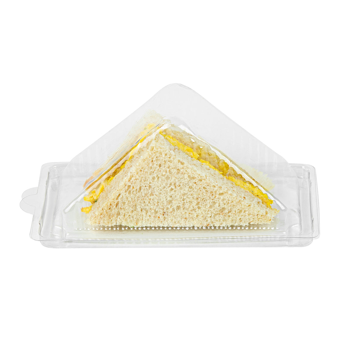Thermo Tek 10 oz Triangle Clear Plastic Sandwich Container - with Lid ...