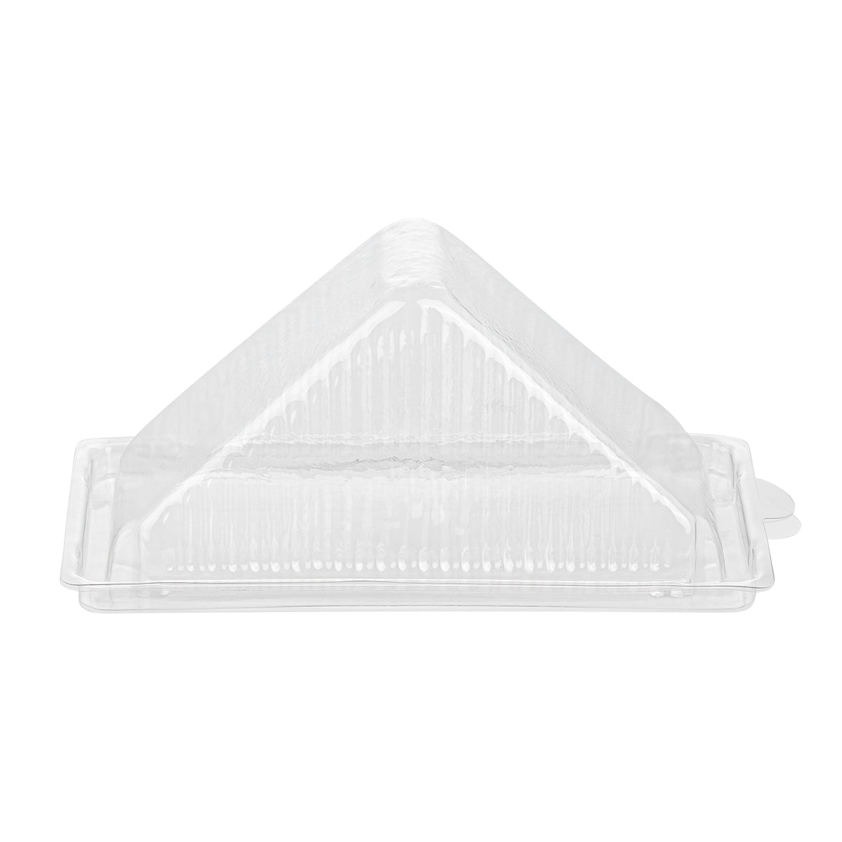 Thermo Tek 10 oz Triangle Clear Plastic Sandwich Container - with Lid ...