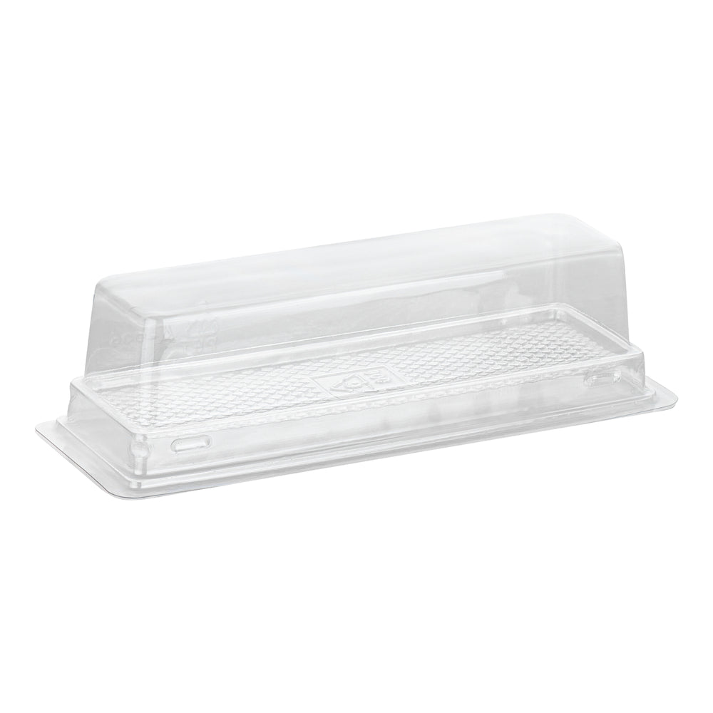 Thermo Tek 9 oz Rectangle Clear Plastic Pastry Box - with Lid - 7 3/4 ...
