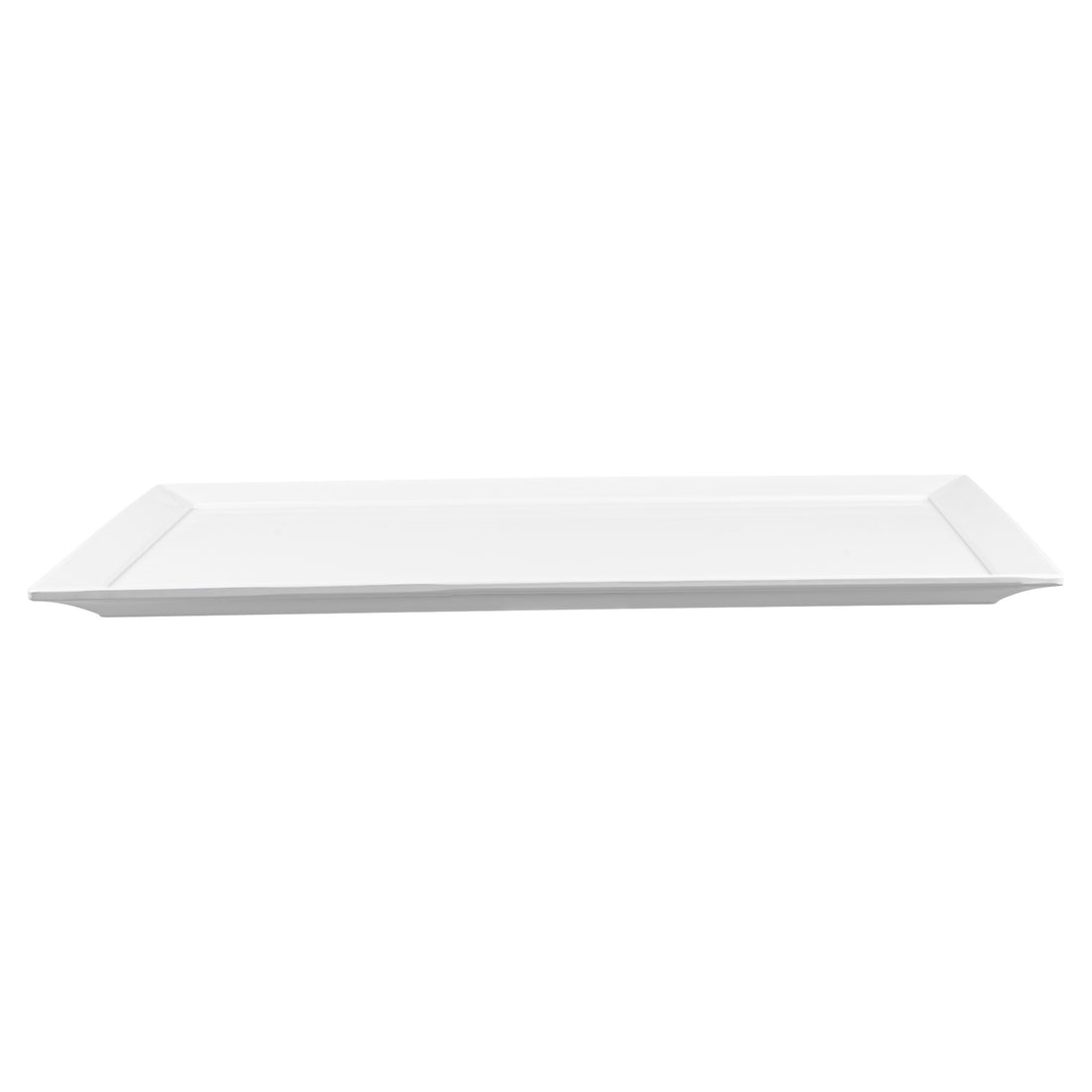 Voga Rectangle White Melamine Extra Large Serving Tray - Classic - 25 1/2