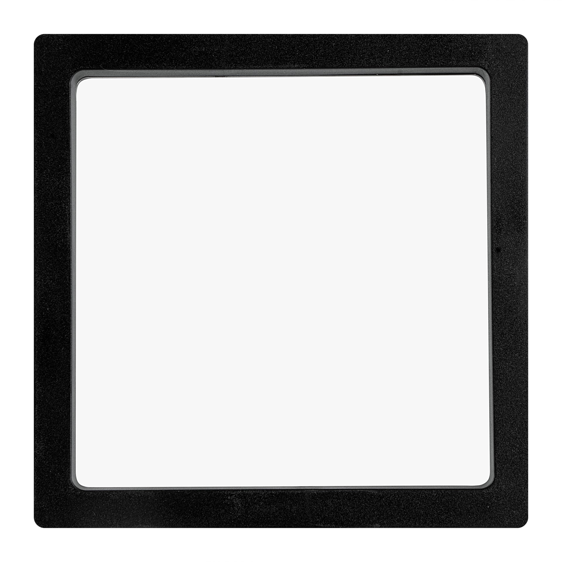 Display Tek Square Black Plastic 3D Floating Display Case - 5 1/2" x 5 ...