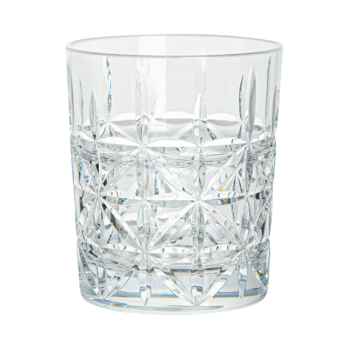 Bev Tek 10 oz Polycarbonate Old Fashioned Glass - Cut Crystal Design ...