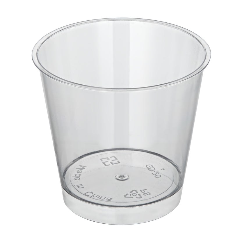 Mini Serve 6 oz Round Clear Plastic Dessert Cup - 3'' x 3'' x 2 3/4 ...