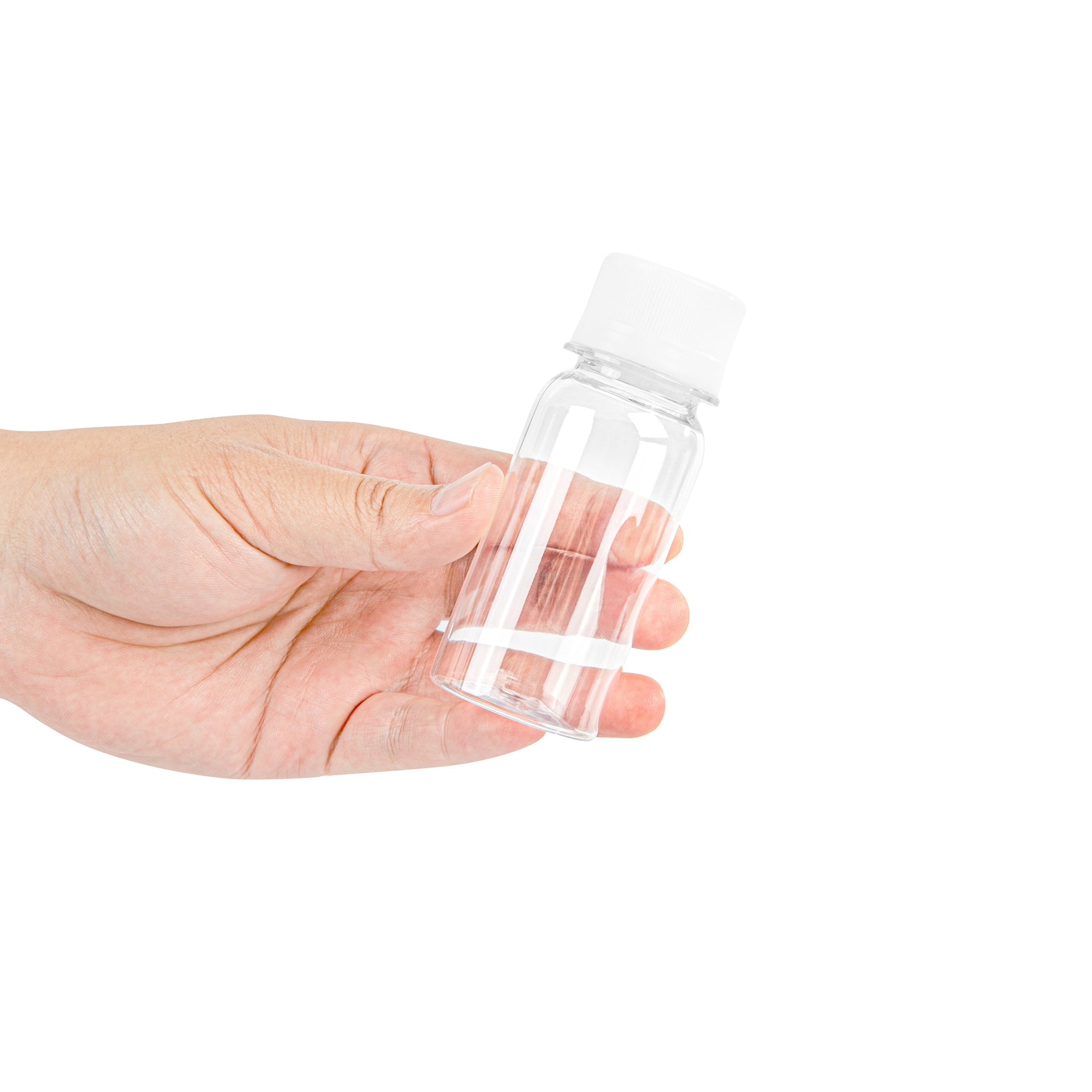 Bottle Tek 2 oz Clear Plastic Energy Shot Bottle - with Safety Cap - 1 ...