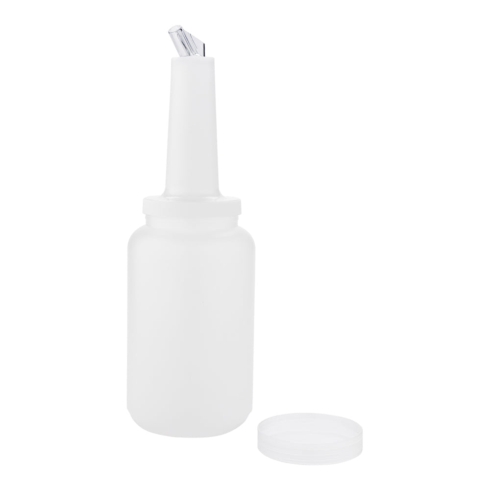 Bar Lux 2.5 qt Plastic Quick Pour Storage Container Bottle - with Clear ...