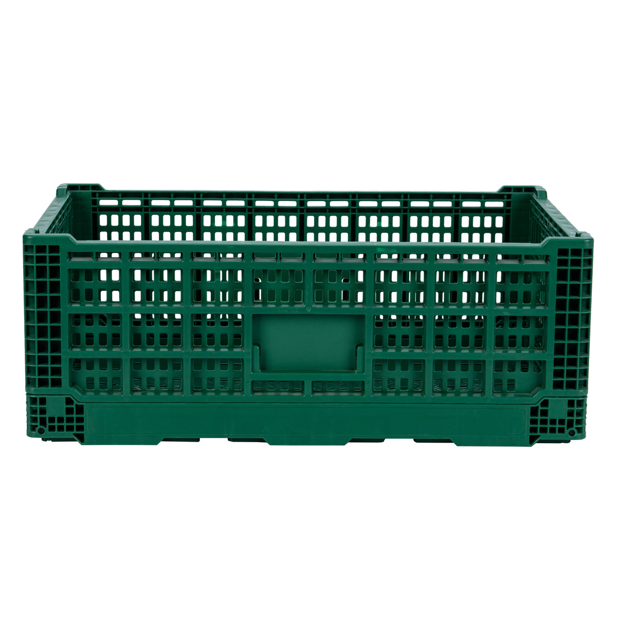 Cater Tek Rectangle Green Plastic 36L Collapsible Milk Crate ...