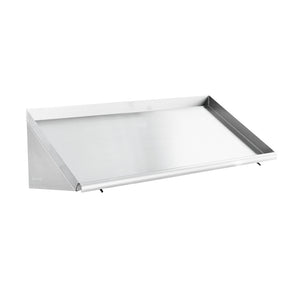 Kitchen Tek 304 Stainless Steel Rack Shelf - Wall Mounted, Slanted - 42 ...