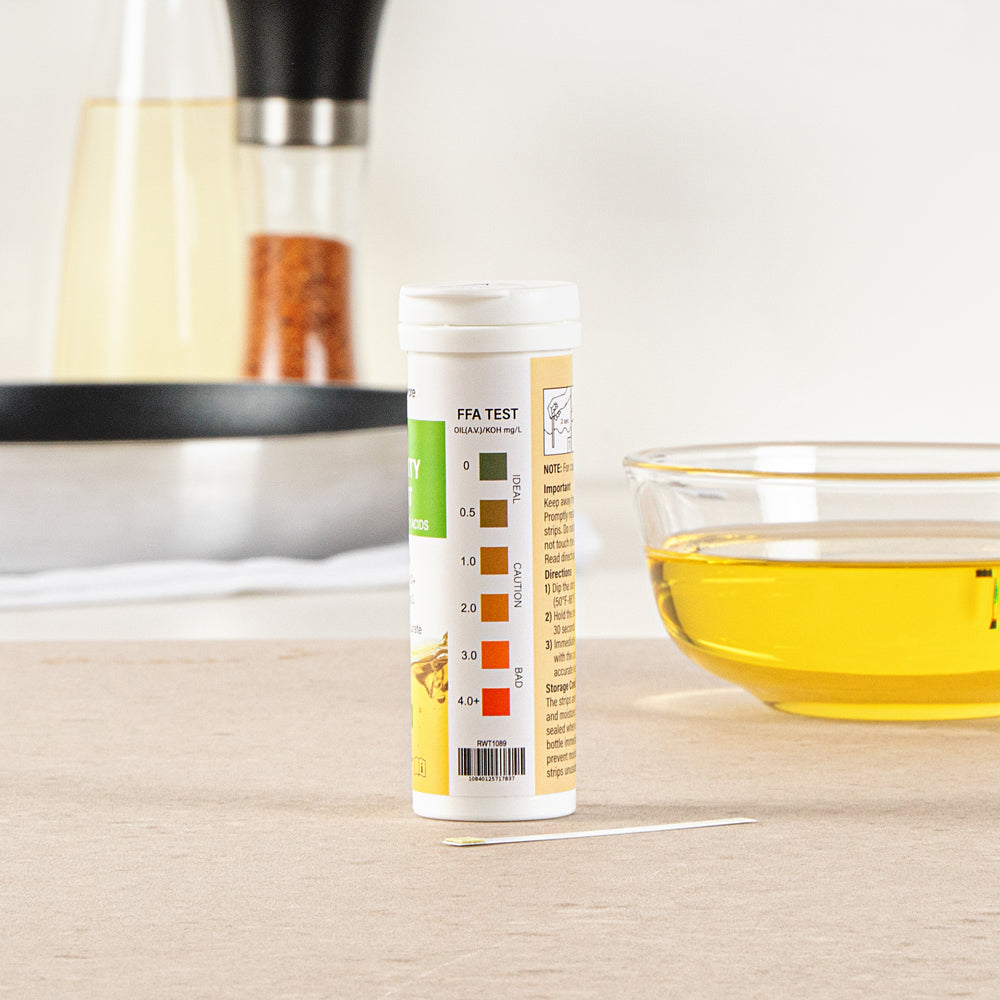 Be Safe Frying Oil Quality Test Strip - Low Range - 100 count box