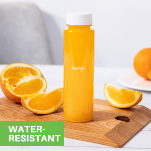 Label Tek Plastic Good Vibes Label - Clear with White Font, Water ...